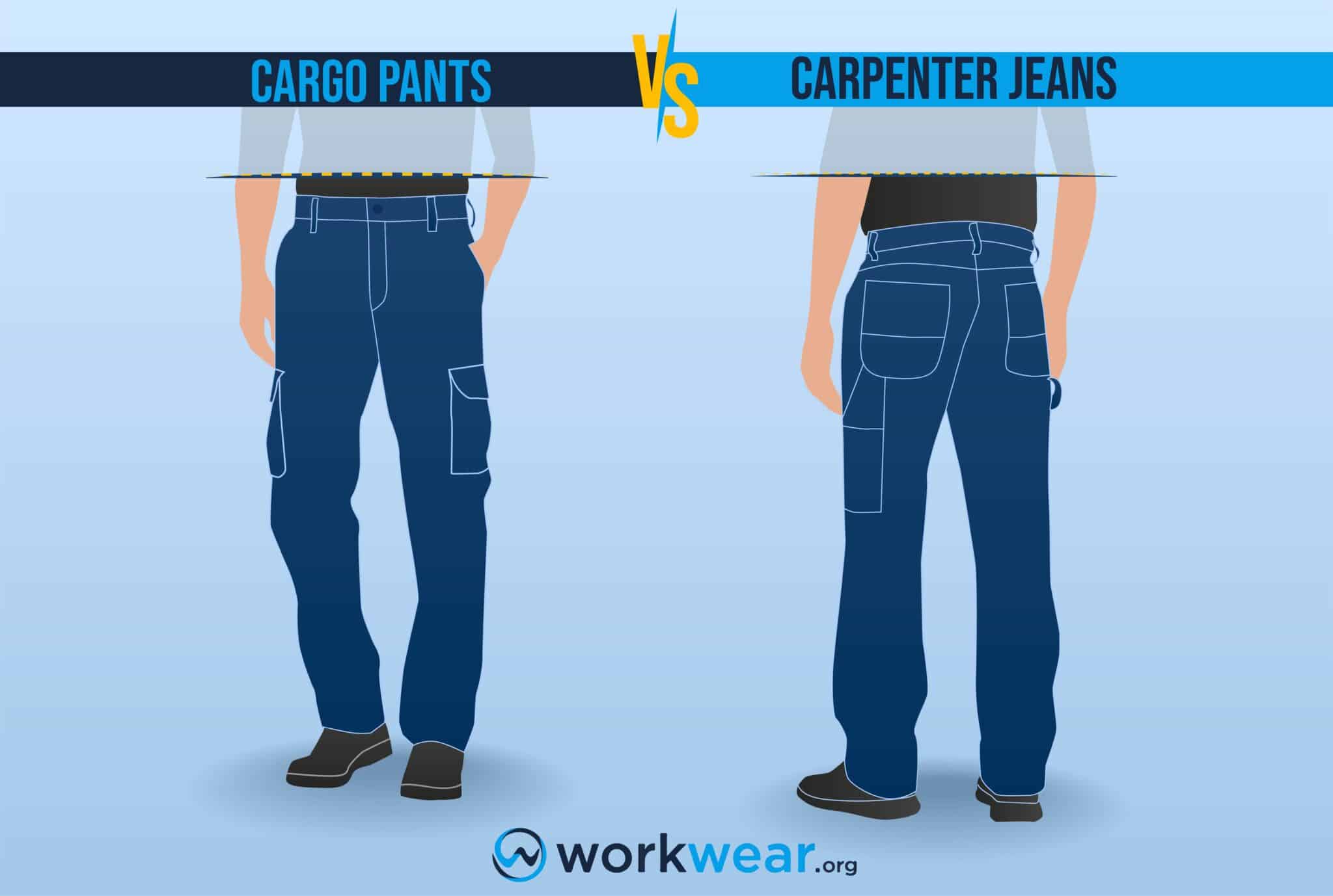 Carpenter jeans Vs Cargo Pants – Comparison | WorkWear.org